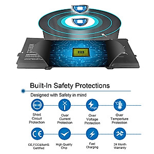 Gomarty YB06XL HSTNN-DB8H Laptop Battery for HP Spectre X360 15-CH000 15T-CH000 15-CH000NA 15-CH011DX 15-CH011NR CH001TX CH005NG CH015ND CH034NG Series 926427-271 928372-855 926372-855 TPN-Q200