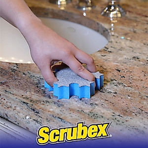 Scrubex Ninja Non-Scratch Odor Resistant Scrubber Sponge, 8 Count