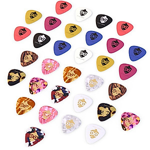 Pick Geek TRIO | 3 Sets of Premium Guitar Picks (Plectrums) | for Your Electric, Acoustic, or Bass Guitar | X Heavy, Heavy, Medium & Light | Gifted in 3 Metal Pocket 'Click Clack' Boxes