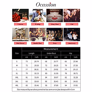 Aranmei Sexy Lingerie for Women Hollow Out Floral Lace Bodysuit One Piece Lingerie Deep V Teddy Babydoll Underwear Large Black