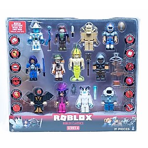 Roblox Classics Series 4 Twenty-One Piece Set 12 Exclusive Virtual Codes