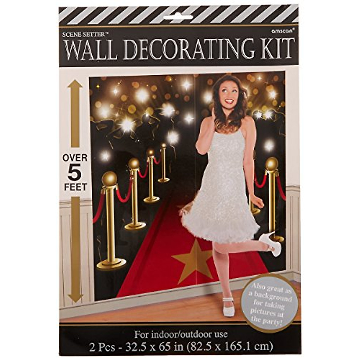 Hollywood Scene Setters Wall Decoration - 65" x 32.5", 2 Pcs