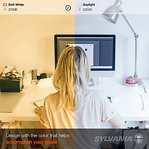 SYLVANIA T2 Twist Light Bulb, 60W Equivalent, Efficient 13W, Ballasted E26 Medium Base, 850 Lumens, 2700K, Soft White - 3 Pack (26371)