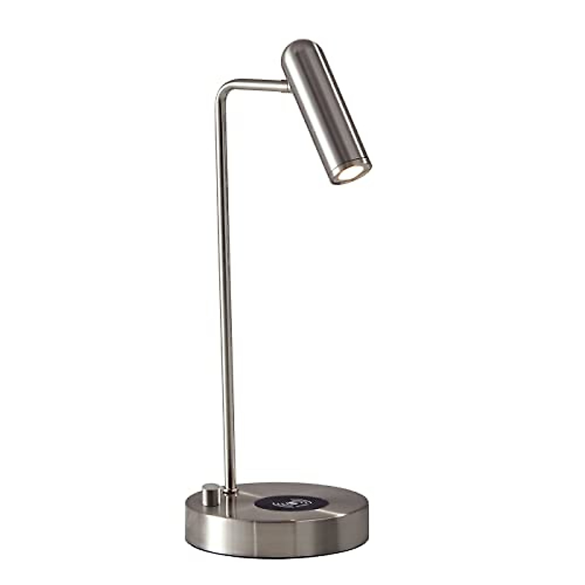 Adesso 3162-22 Kaye LED Desk Lamp Wireless Charging, 7W LED, 5W QI, USB Port, Indoor Lighting Lamps