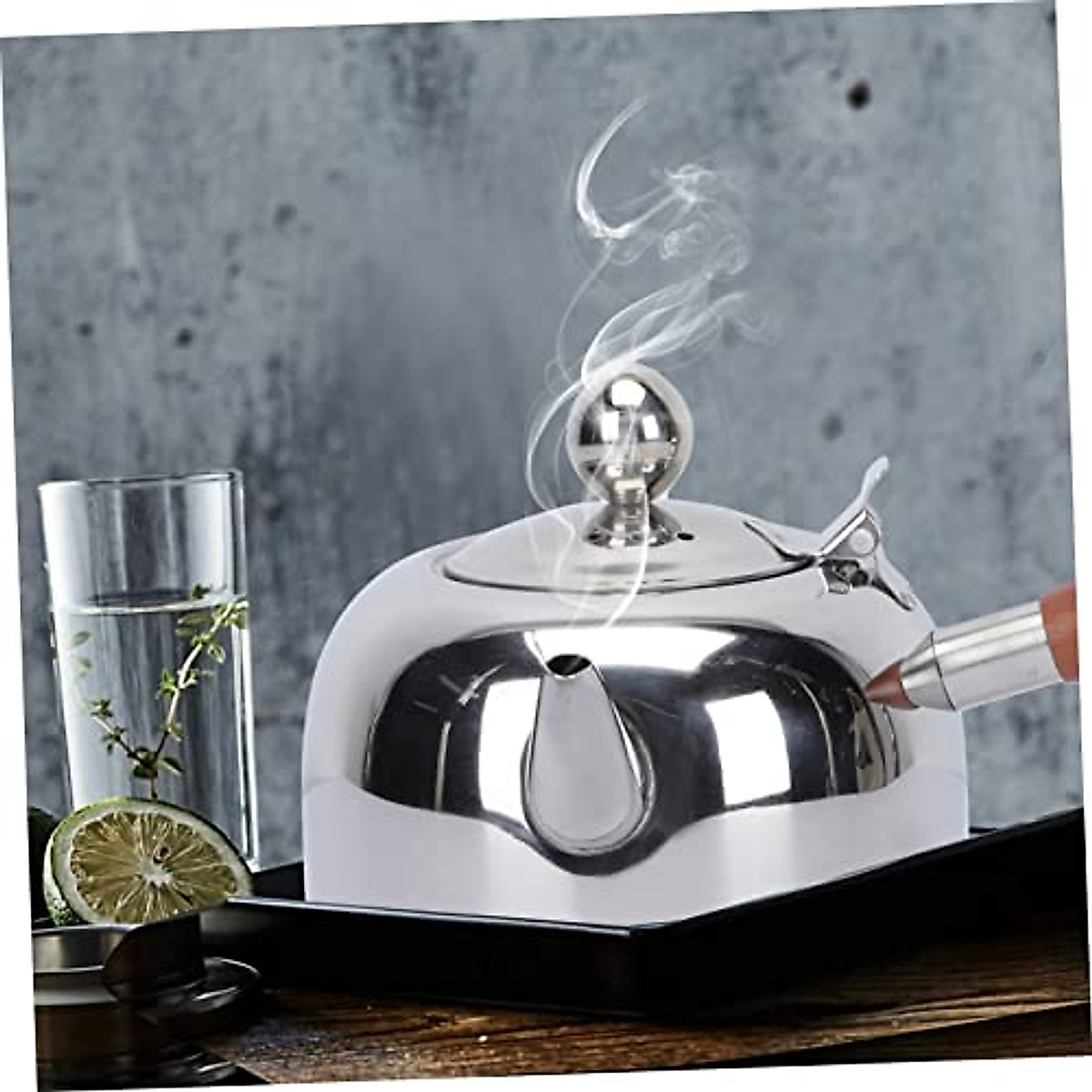 PRETYZOOM 1pc Kettle Turkish Coffee Warmer Gas Heaters for Home Espresso Coffee Maker Machine Stove Top Teapot Electric Coffee Percolators Vintage Tea Cups Induction Pans 304 Stainless Steel