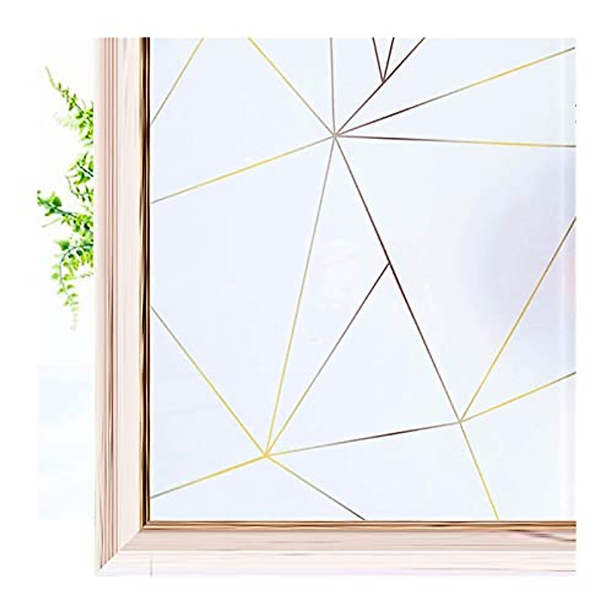 XENITE Window Privacy Film New Window Privacy Film Stained Glass Vinyl Self Adhesive Window Cling Static Cling Frosted Heat Insulation Window Sticker for Home one Way Window Film Window (Color : 60 X