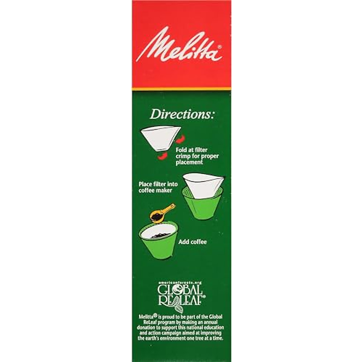 Melitta 4 Cone Coffee Filters, Unbleached Natural Brown, 100 Total Filters Count - Packaging May Vary