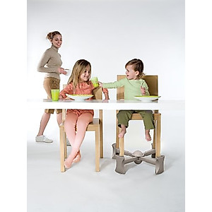KABOOST Booster Seat for Dining Table, Natural – Goes Under The Chair – Portable Chair Booster for Toddlers and Grown Ups