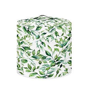 Wiryuouvt Fresh Green Leaves Pot Covers for Instant Pot Accessories 6 Quart Small Appliance Covers Blender Cover Dust Cover for Kitchen Living Room Table Dust Resistant