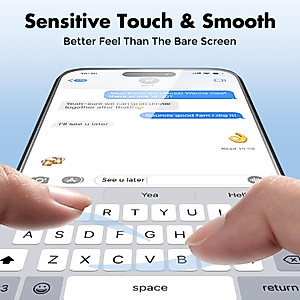 UNBREAKcable Shatterproof Tempered Glass Screen Protector for iPhone 15 Pro Max [3-Pack][Easy Installation Frame] [9H Hardness] [99.99% HD Clear] [Bubble Free] for Apple 6.7”