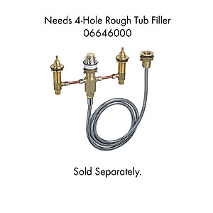 hansgrohe Metris C Classic 2-Handle 19-inch Wide Roman Tub Filler Freestanding Bathtub Faucetand Shower Set in Polished Nickel, 31314831