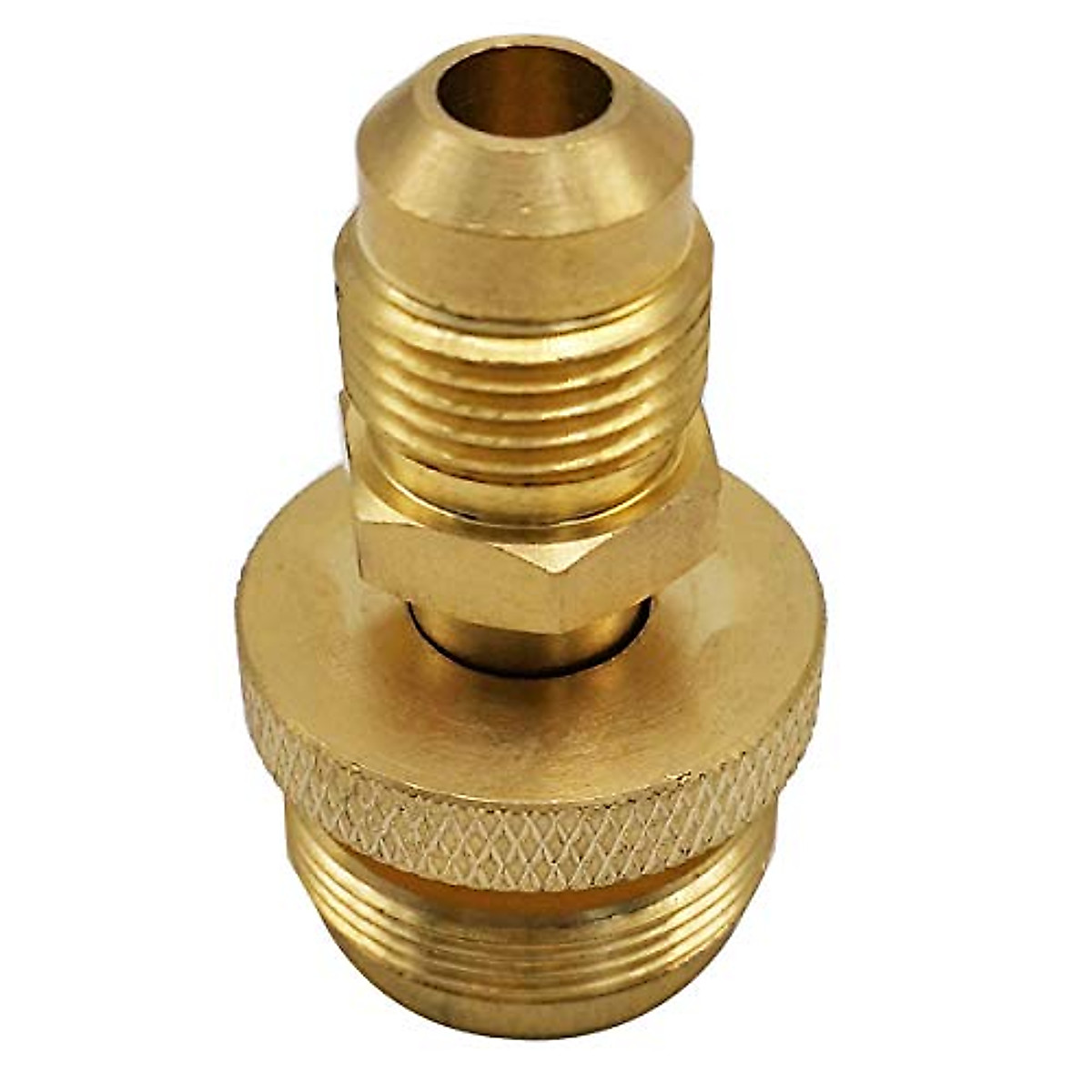 MENSI Portable Camping Grill Stove Parts 1lb Propane Tank Cansiter Regulator Adapter Connection Convert to 3/8" Male Flare