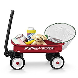 Radio Flyer Kids 12.5 Inch Little Red Toy Wagon, Small Toy Decor Wagon