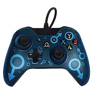 Chasdi Xbox one Wired Controller for All Xbox One Models, Series X S, and PC V2 (Blue)