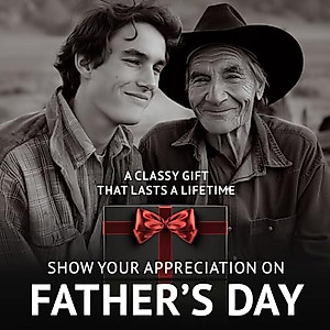 Grand Way 12.2" Retro Folding Knife with Wood Handle & Leather Sheath - 7.8" Long Foldable Sharp Blade - Large Pocket Knife for Men Camping Hunting Survival Work 12 KG…