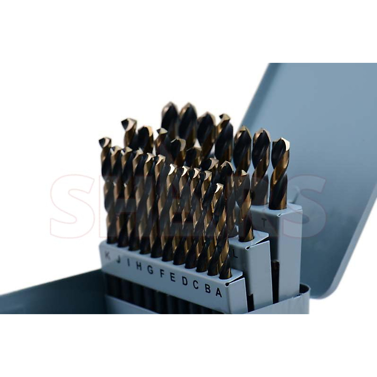 Shars A to Z 26 Pcs HSS Heavy Duty Black & Gold Finish Jobber Drill Set 135° Point Angle 404-2934 S)