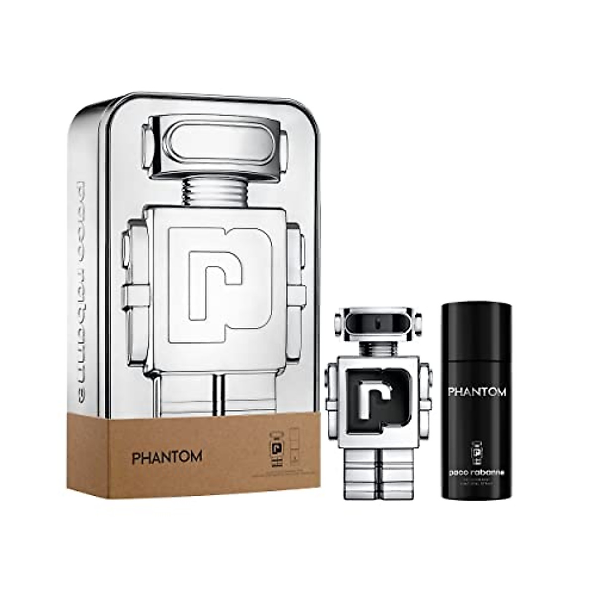 Phantom By Paco Rabanne Men's 2-Pc Eau De Toilette Gift Set (3.4 oz)