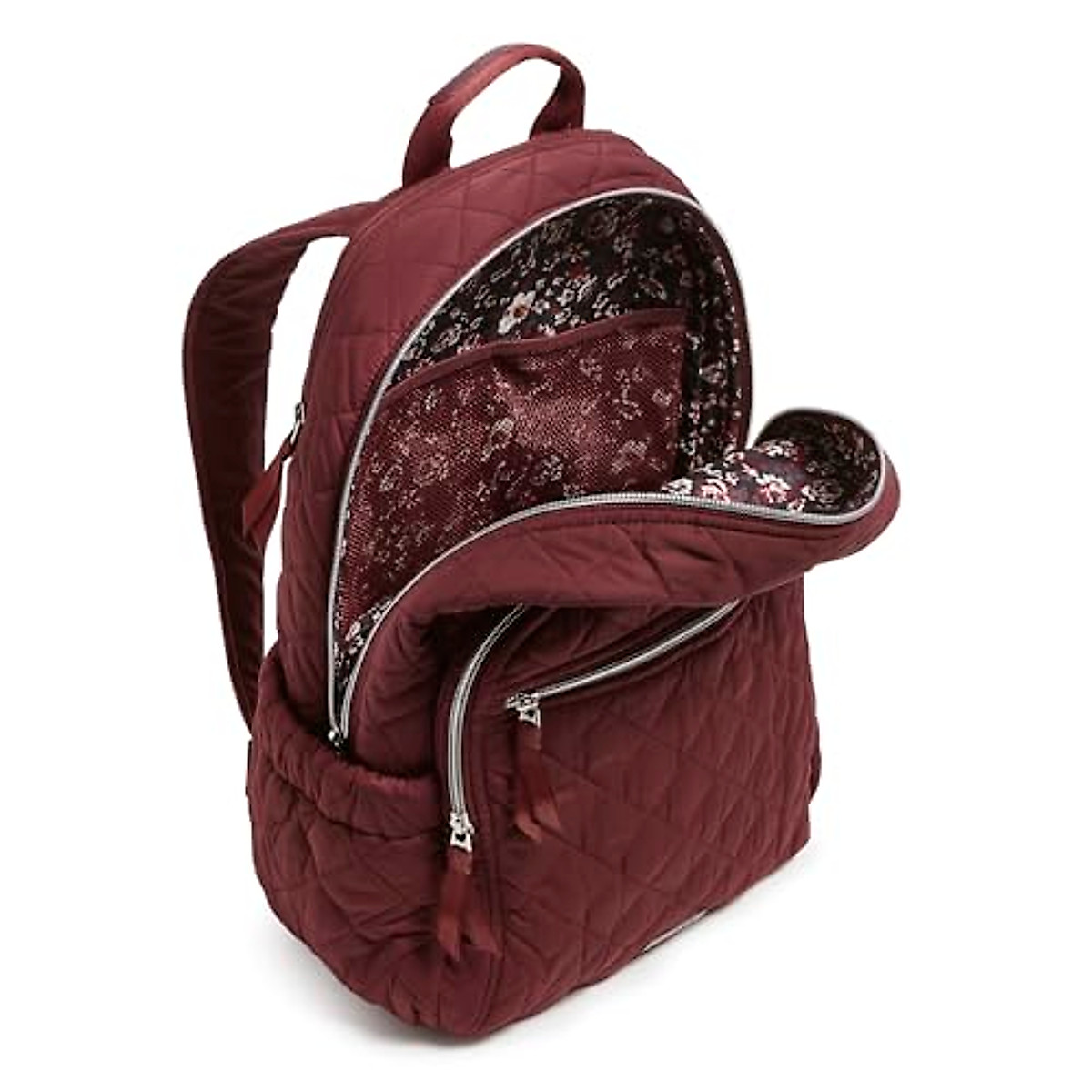 Vera Bradley Performance Twill Campus Backpack, Raisin