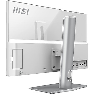 MSI Modern AM242TP AIO Desktop, 23.8" FHD Touchscreen, Intel Core i5-1135G7, 8GB Memory, 256GB SSD, WiFi 6, BT 5.1, FHD Webcam, White, Windows 10 Home (11M-484US)