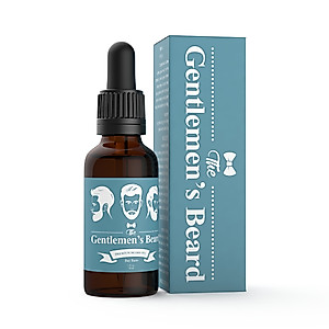 The Gentlemen's Beard Premium Bay Rum Beard Oil - Conditioner Softener - All Natural - Softens, Strengthens and Promotes Beard & Mustache Growth - Leave In Conditioner Moisturizes Skin