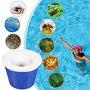 30-Pack of Pool Skimmer Socks, Ultra Fine Mesh Filter Sock Net for Skimmer Baskets, Skimmers Cleans Debris and Leaves for In-Ground and Above Ground Pools