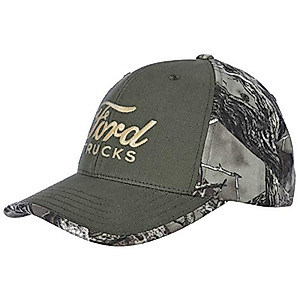 Checkered Flag Men's Ford Trucks Cap an Adjustable Camouflage Hat