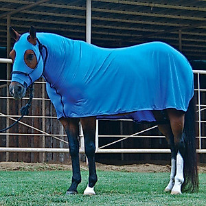 Sleazy Sleepwear for Horses X-Large Solid Full Body Royal Blue