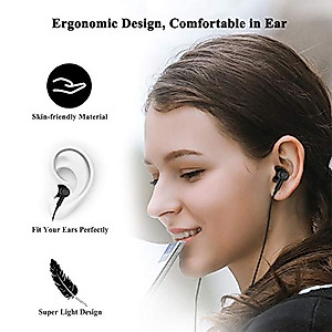 USB C Headphone, WamGra USB C Headphones with Microphone, HiFi Stereo Braided Magnetic USB C Earbuds, Type C Headphone for Google Pixel 4 3 2 XL,MacBook,iPad Pro 2018,OnePlus 6T/7T Pro,Samsung Note 10