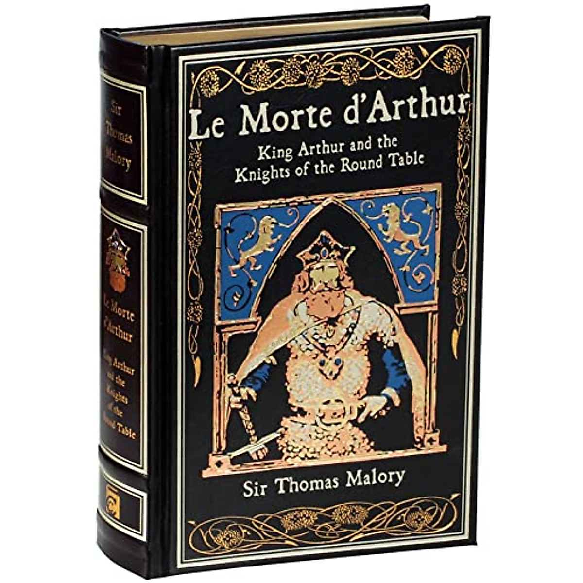 Le Morte d'Arthur: King Arthur and the Knights of the Round Table (Leather-bound Classics)