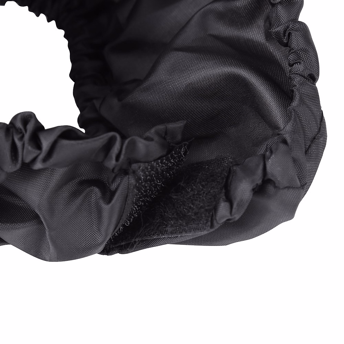 ViaGasaFamido Stroller Dustproof Cover, 4 Pcs/Set Child Kid Baby Stroller Wheel Covers Black Dustproof Accessories(S)