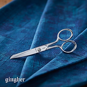 Gingher Knife-Edge Sewing Scissors (5 in.), (5 in.), Silver
