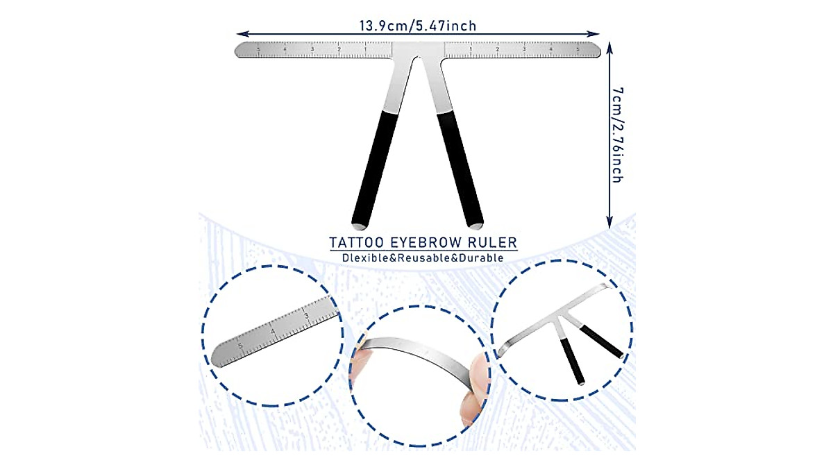 Eyebrow Ruler Kit - Perfect Symmetrical Brows for All Skill Levels