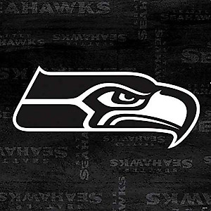 Skinit Decal Gaming Skin Compatible with PS4 Console - Officially Licensed NFL Seattle Seahawks Black & White Design