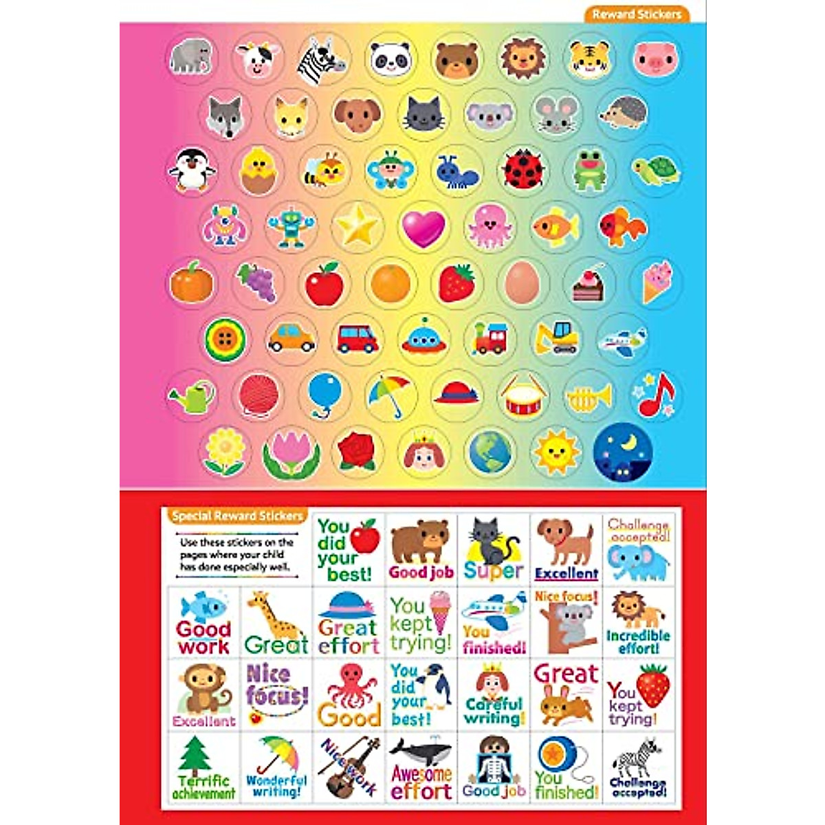 Play Smart Handwriting Workbook Ages 3-5: Handwriting Practice: Preschool Activity Book With Stickers