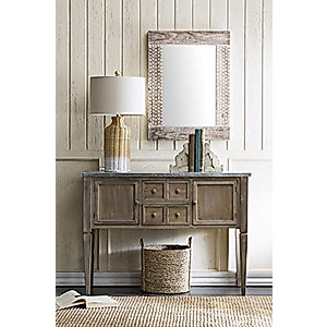 Creative Co-Op Brown Natural Seagrass Handles (Set of 3 Sizes) Baskets