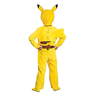 Disguise The Pokemon Toddler Pikachu Classic Costume 3T/4T , Yellow