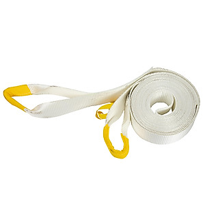 Erickson 59800 White 3" x 30' Recovery Strap,27,000 lbs Breaking Strength, 13,500 lbs Maximum Vehicle Weight Capacity