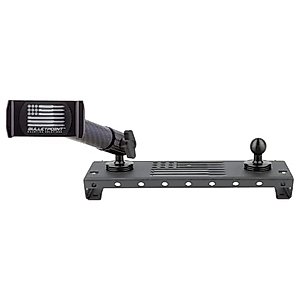 Bulletpoint Dash Mount Cell Phone Holder Compatible with Ford F-150 Truck (2009-2014) with 2-20mm Ball Mounts for GPS Navigation - Compatible with iPhone and Android Smartphones