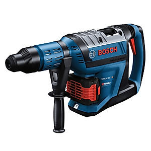 Bosch PROFACTOR 18V HITMAN GBH18V-45CK24 Connected 1-7/8 In. SDS-max Rotary Hammer Kit & (2)CORE18V 8.0 Ah Performance Batteries + GBA18V120 18V CORE18V Lithium-Ion 12.0 Ah PROFACTOR Exclusive Battery