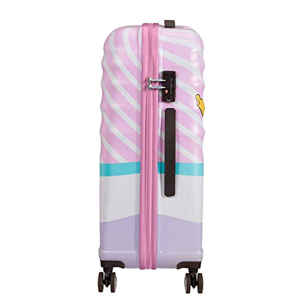 American Tourister suitcases Unisex Adult Spinner M (67 cm-64 L), Multicolour (Daisy Pink Kiss)