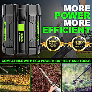 POWITEC 56V 3500mAh Replacement Battery for EGO Power+ BA1400 BA2800 BA1400T 3.5Ah Lithium Ion Battery Compatible with EGO Power+ Cordless Tool Battery Pack