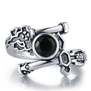 Purreen SAO Kirito Elucidator Dark Repulser Sword Art Online Infinity Moment Kirigaya Kazuto Ring (9)