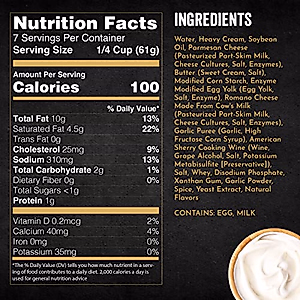 Bertolli Garlic Alfredo Sauce with Aged Parmesan Cheese, Authentic Tuscan Style Pasta Sauce made with Fresh Cream and Real Butter, 15 OZ