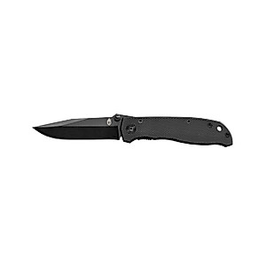 Gerber Gear Air Ranger Pocket Knife - 3.26" Plain Edge Folding Knife - EDC Gear and Equipment - Black