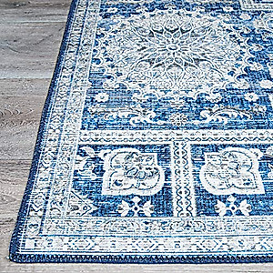 Couristan Pasha Sari Area Rug, 8' x 10', Sapphire Blue