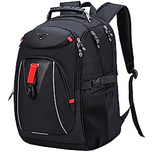 KeKour Travel Laptop Backpack, Extra Large 52L School Laptop Backpacks for Men Women, Water Resistant College School Bookbag Business Work Bag with USB Charging Port Fits 17,3 Inch Computer