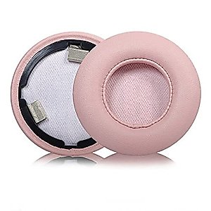 Replacement Earpads Protein Leather Ear Pads Cushions Cover Repair Parts Compatible with JBL Live 400BT JBL Live 460NC On-Ear Wireless Headphones (Pink)