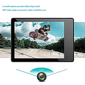 Xilecam Action Camera 1080P 30fps WiFi Action Camera HD 2.0 Inch Action Camera 40m/131ft Underwater Waterproof Snorkel Surf Camera with 2 Batteries and Multi-Function Accessory (1080P)