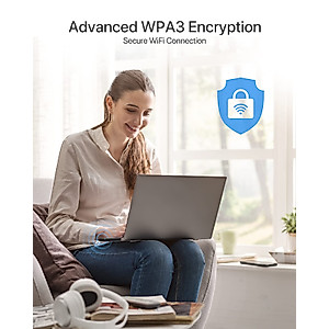 BrosTrend WiFi 6 AX1800 USB WiFi Adapter Dual Band WiFi Dongle Supports Windows 11/10 ONLY and 1200Mbps USB WiFi Network Adapter for Laptop, Desktop PC of Windows 11/10/8/7