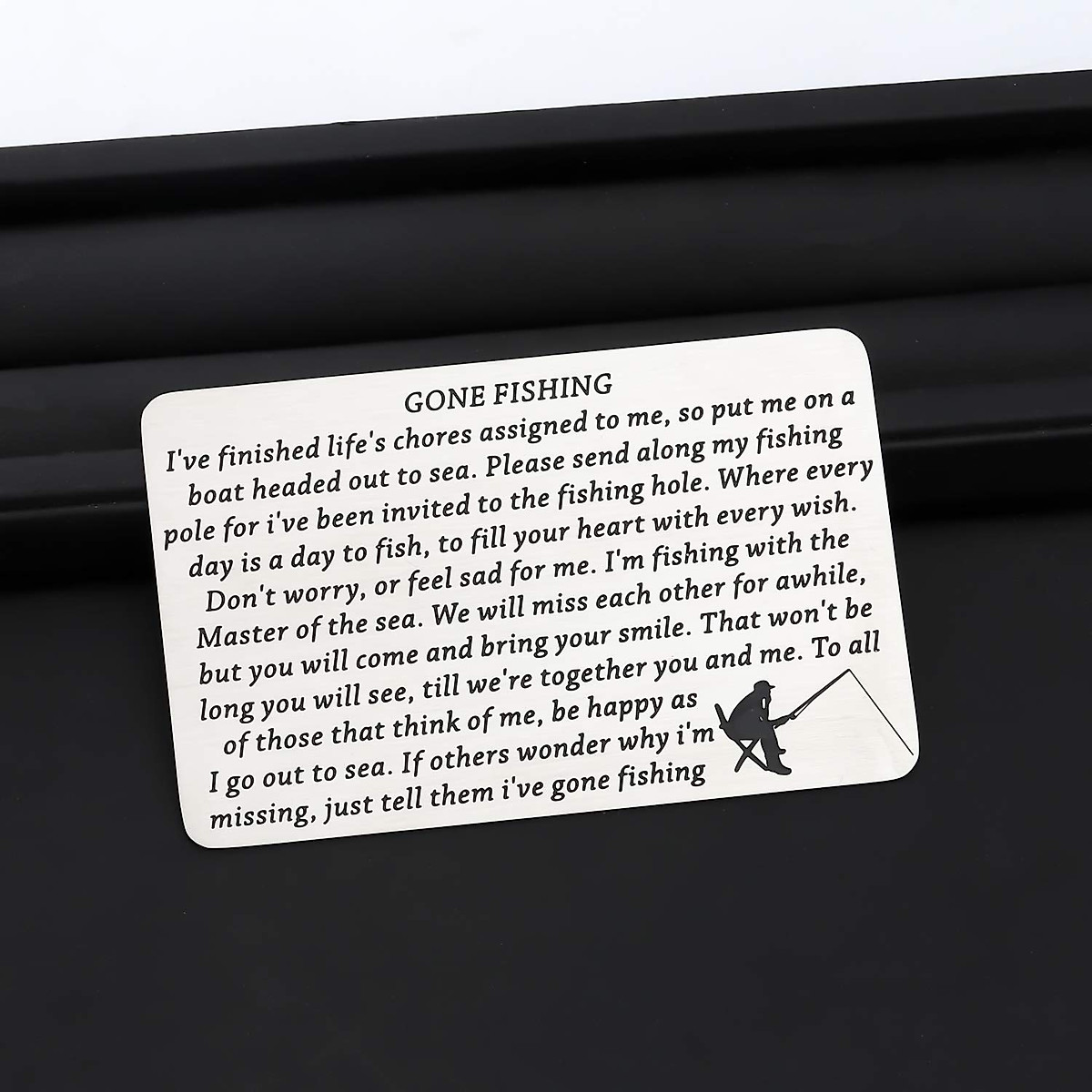 Memorial Gift for Fishing Lover Gone Fishing In Loving Memory Of Fishing Lover Dad Brother Papa Grandad (Gone Fishing)